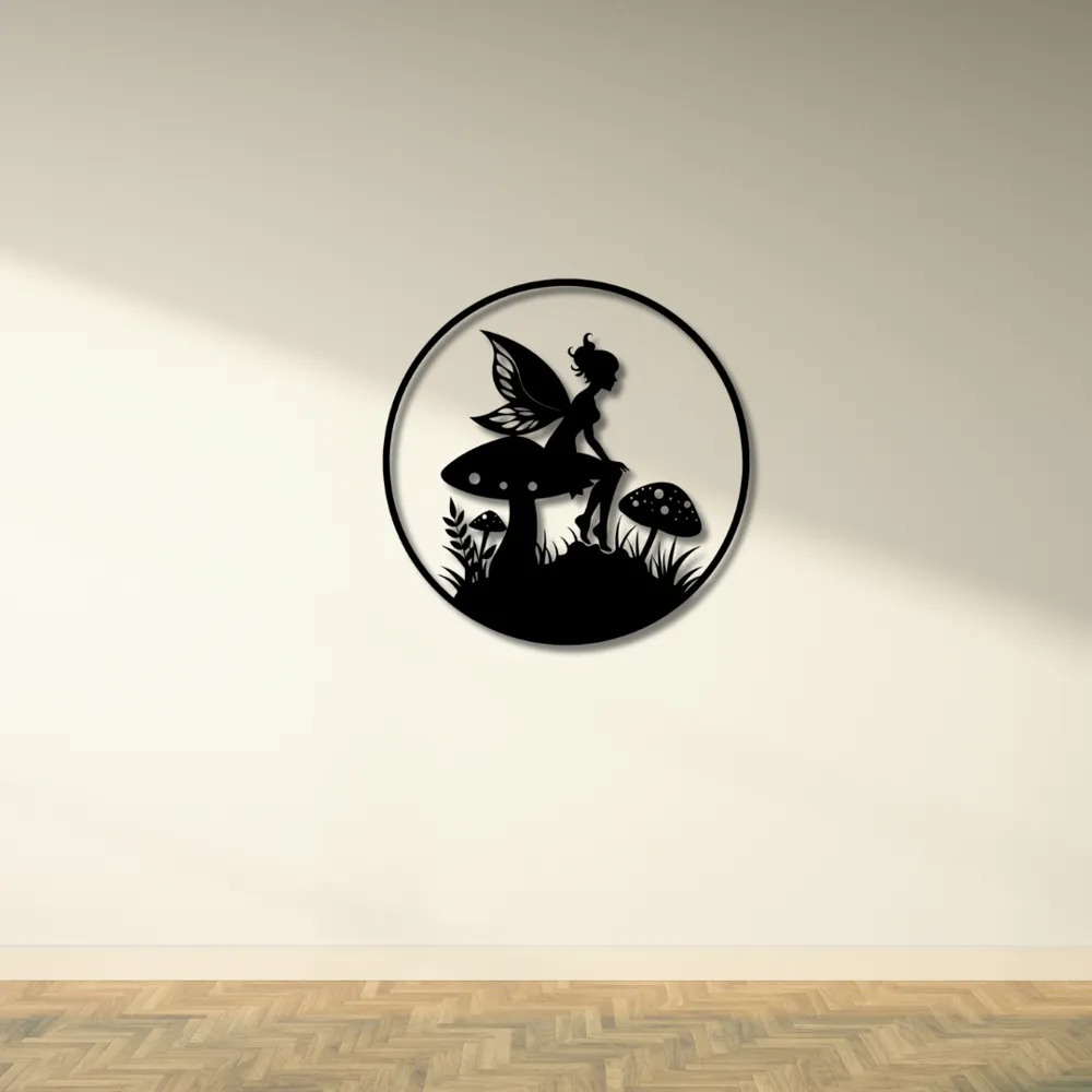 Whimsical Fairy Silhouette Wall Art by RogueCmdr3D - MakerWorld