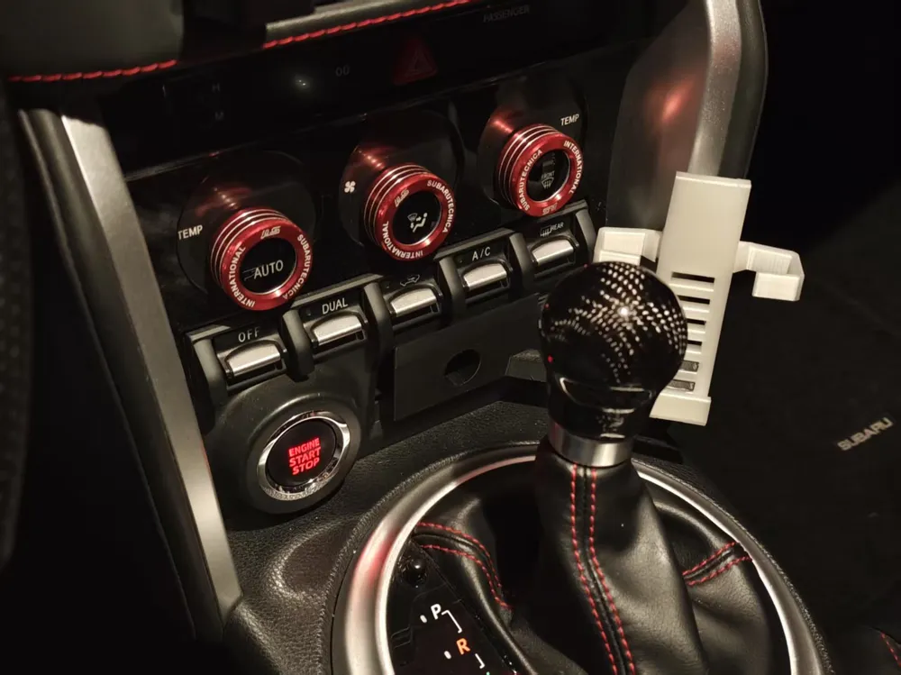 First Generation GT86/BRZ Phone Holder Base - Free 3D Print Model ...