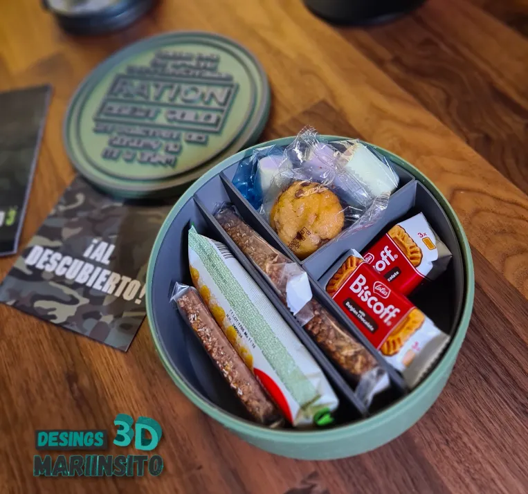 Organizer Box "RATION" Metal Gear Solid by MARiiNSITO - MakerWorld