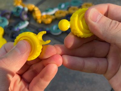 Fidget Chain - Free 3D Print Model - MakerWorld