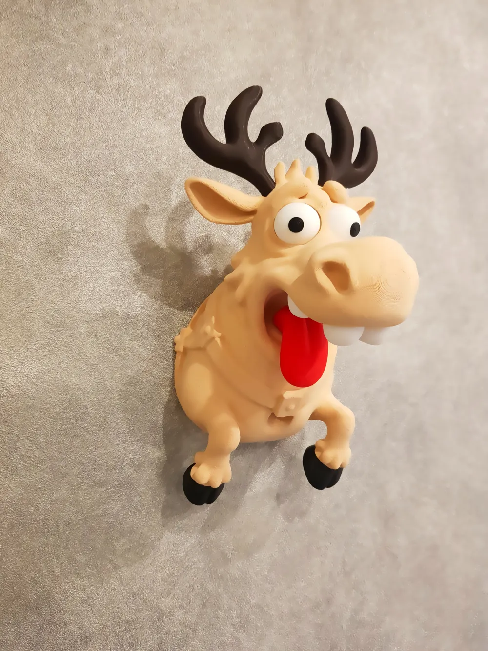 Goofy Rudolph Wall‑Moose Rudolph Wand Elch by T-F88 MakerWorld ...