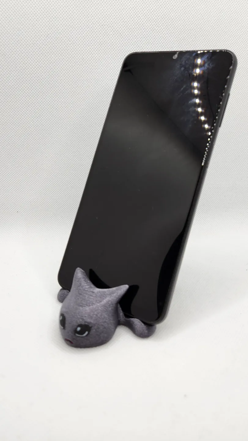 Sad Cat Phone Stand by FilliFuu - MakerWorld
