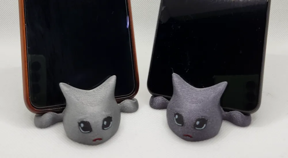 Sad Cat Phone Stand by FilliFuu - MakerWorld