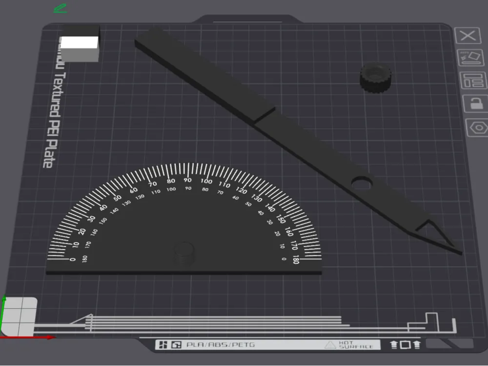 Protractor - Free 3D Print Model - MakerWorld