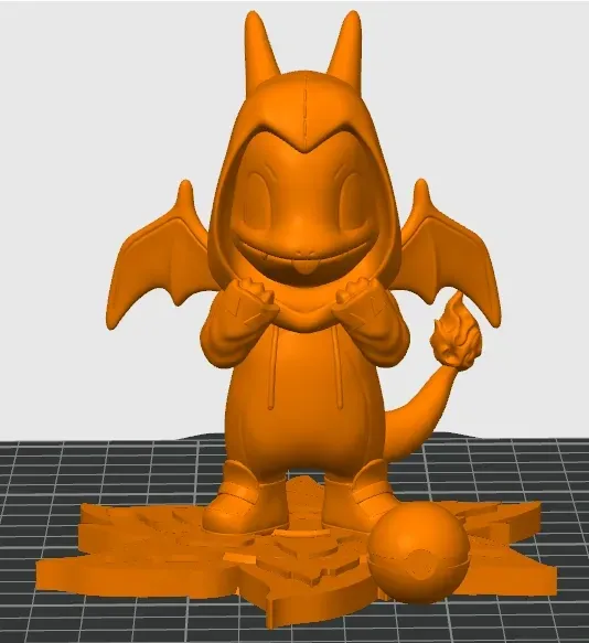 Charmander Charizard-shaped clothes - Free 3D Print Model - MakerWorld