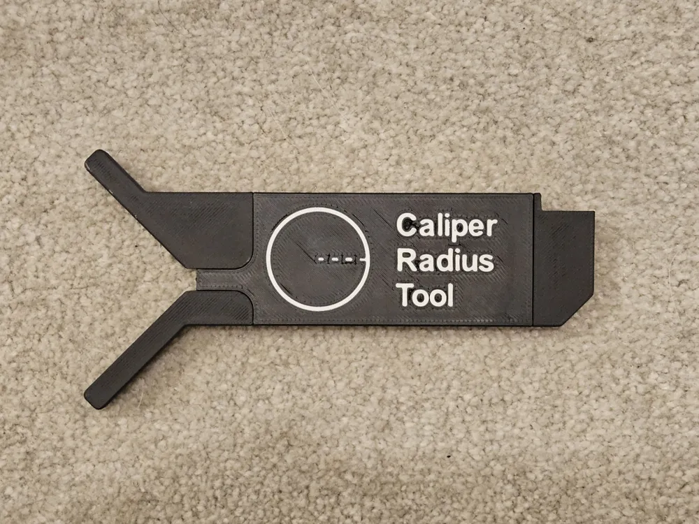Digital Caliper Radius Gauge (1:1) - Free 3D Print Model - MakerWorld
