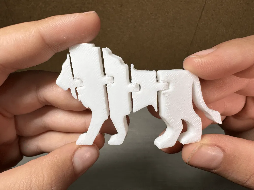 Articulated Lion - Free 3D Print Model - MakerWorld