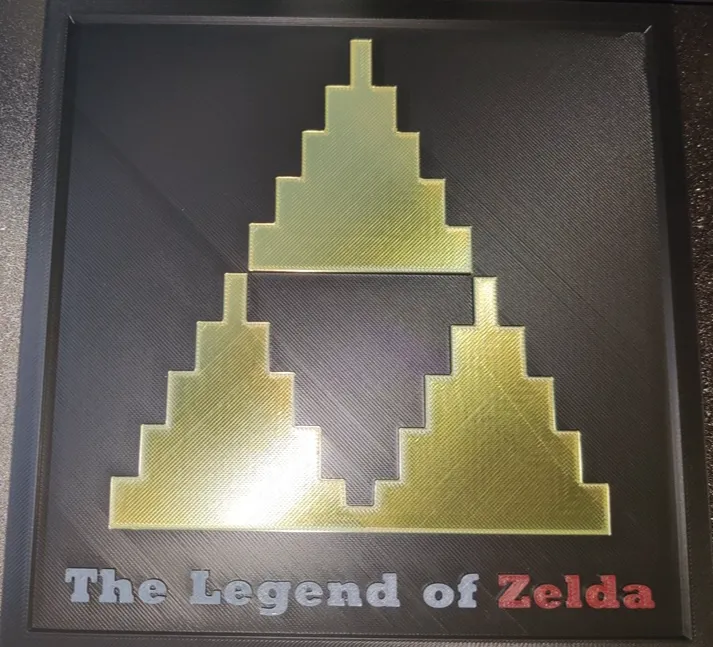The Legend of Zelda Triforce Image AMS by Choco - MakerWorld