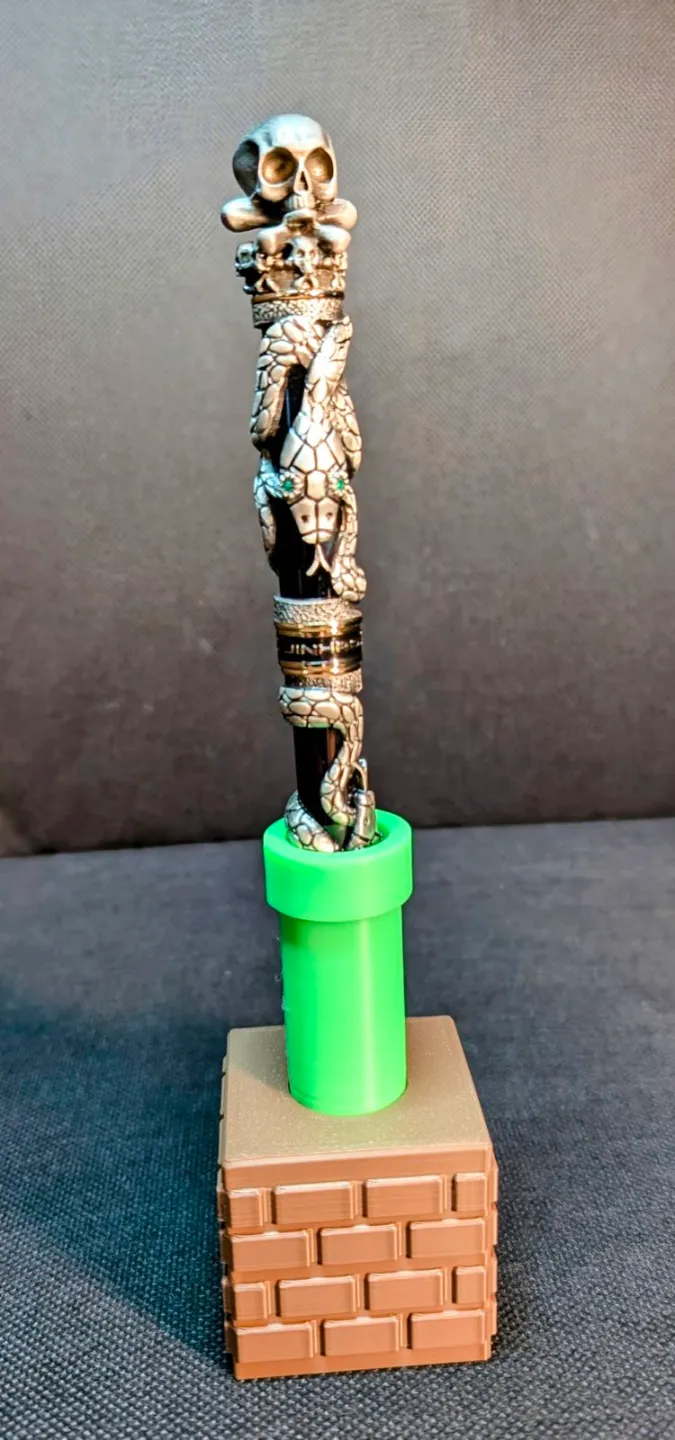 Mario-Style Pen Holder for a Single Pen - Free 3D Print Model - MakerWorld