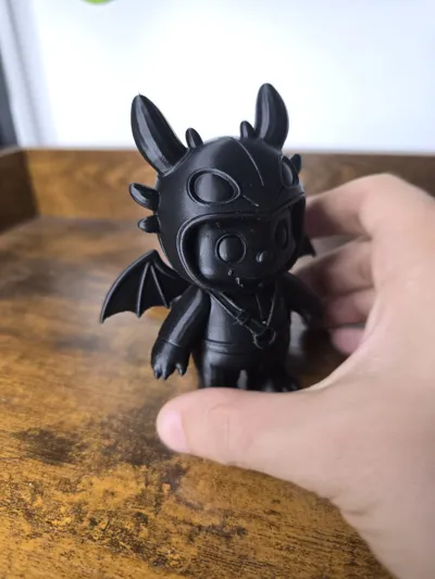 Labubu x Toothless| Fan Art Fusion by StickHatzyArt MakerWorld ...