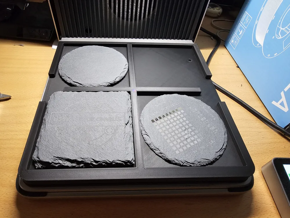 F1 Ultra jig system, Slate Coaster by OddArild MakerWorld: Download ...