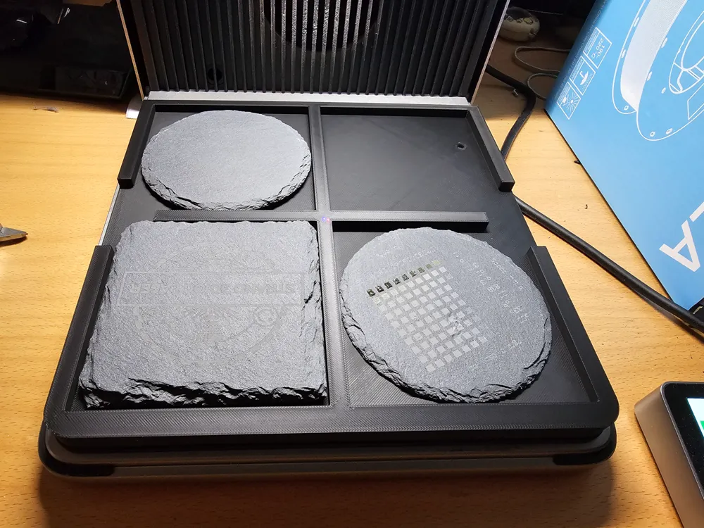 F1 Ultra jig system, Slate Coaster by oddarild - MakerWorld