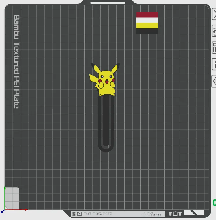 Pokémon Pikachu Bookmark - Free 3D Print Model - MakerWorld