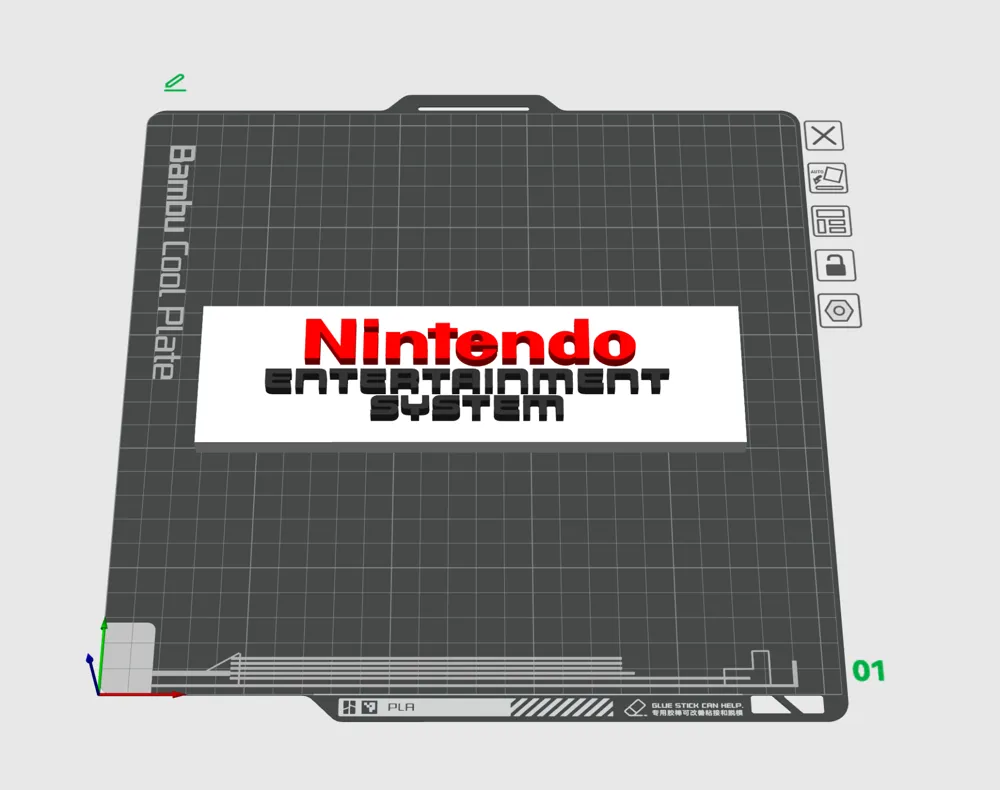 NES Sign by user_1068934888 - MakerWorld