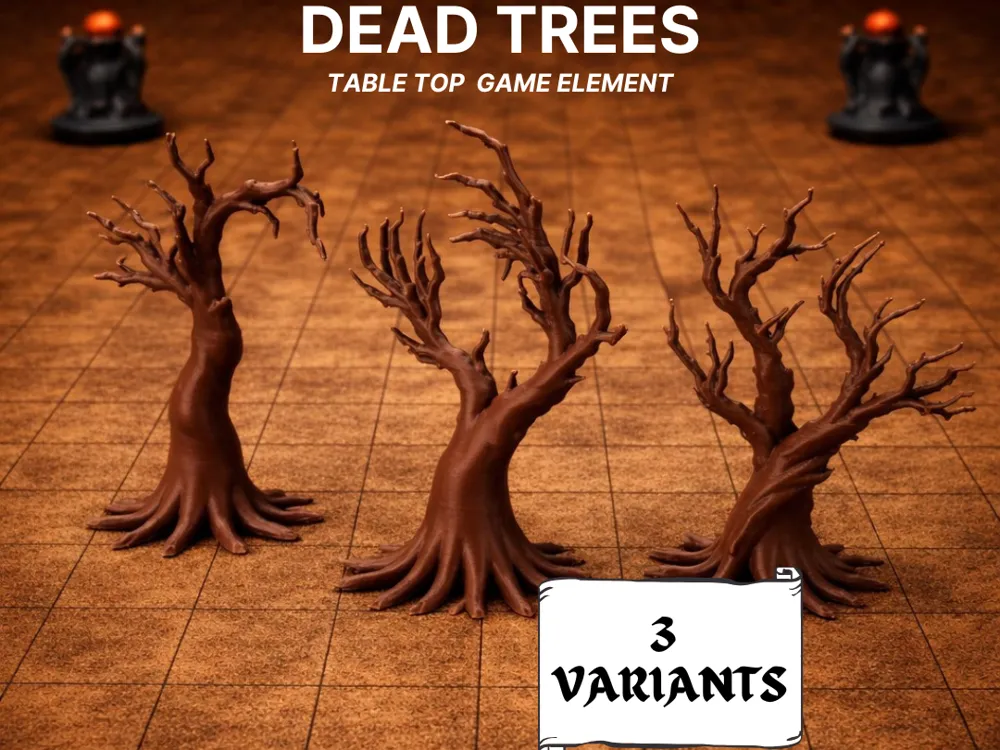 Dead Trees - Tabletop Terrain Element Dnd - Free 3D Print Model ...