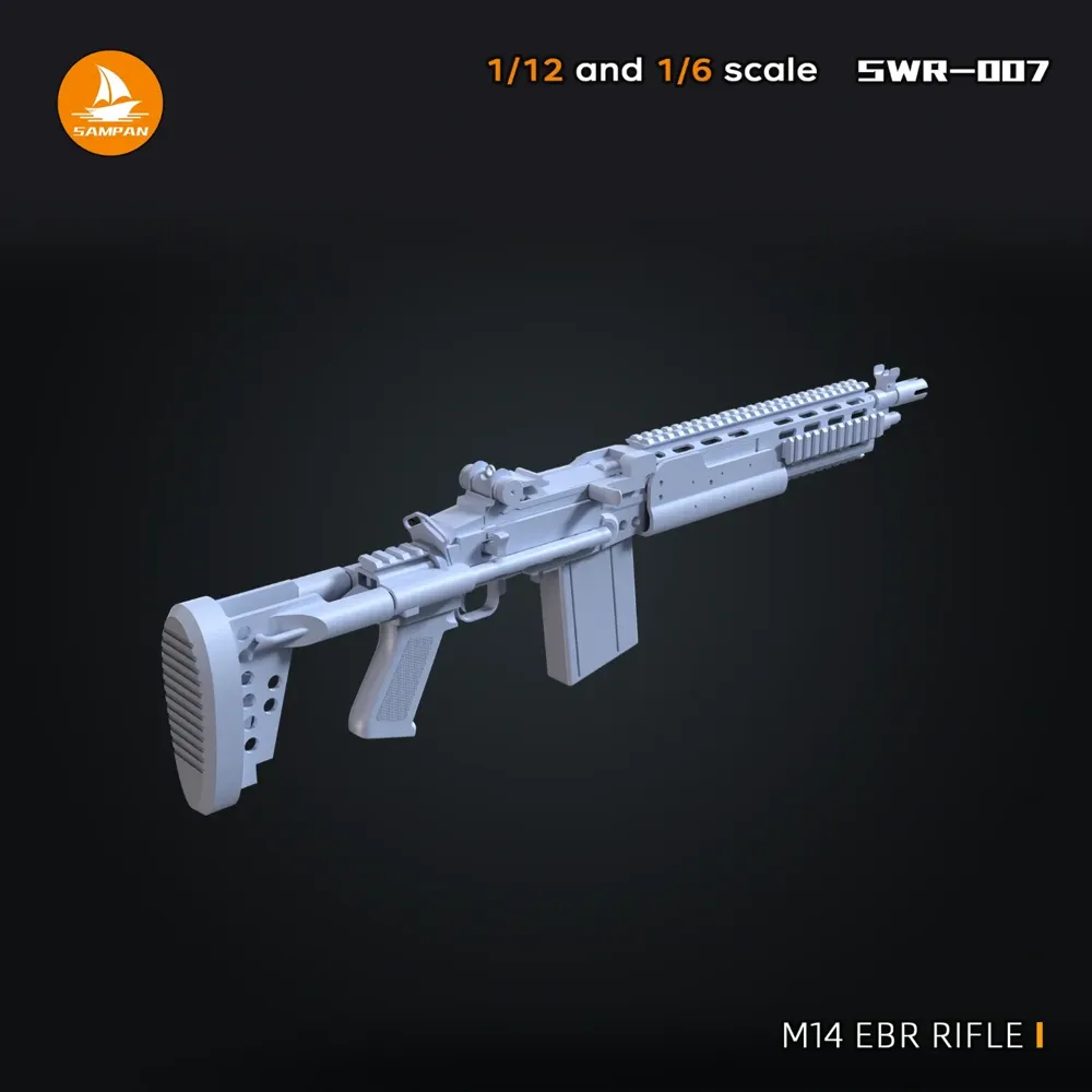 M14 EBR Automatic Rifle 1/6 Scale by SAMPAN棱界复刻 - MakerWorld