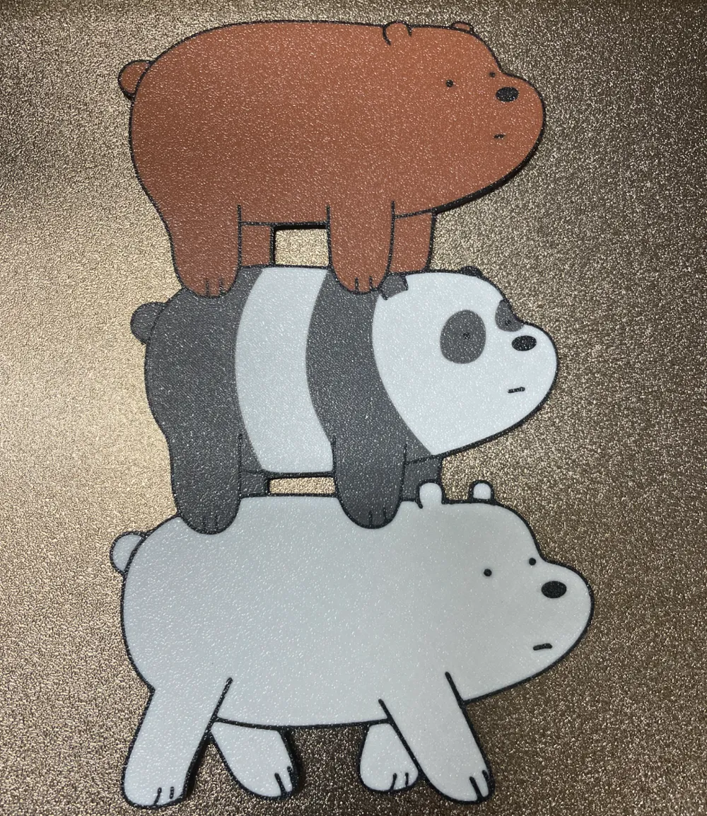 We Bare Bears Stacked by NaiSnikda MakerWorld: Download Free 3D Models