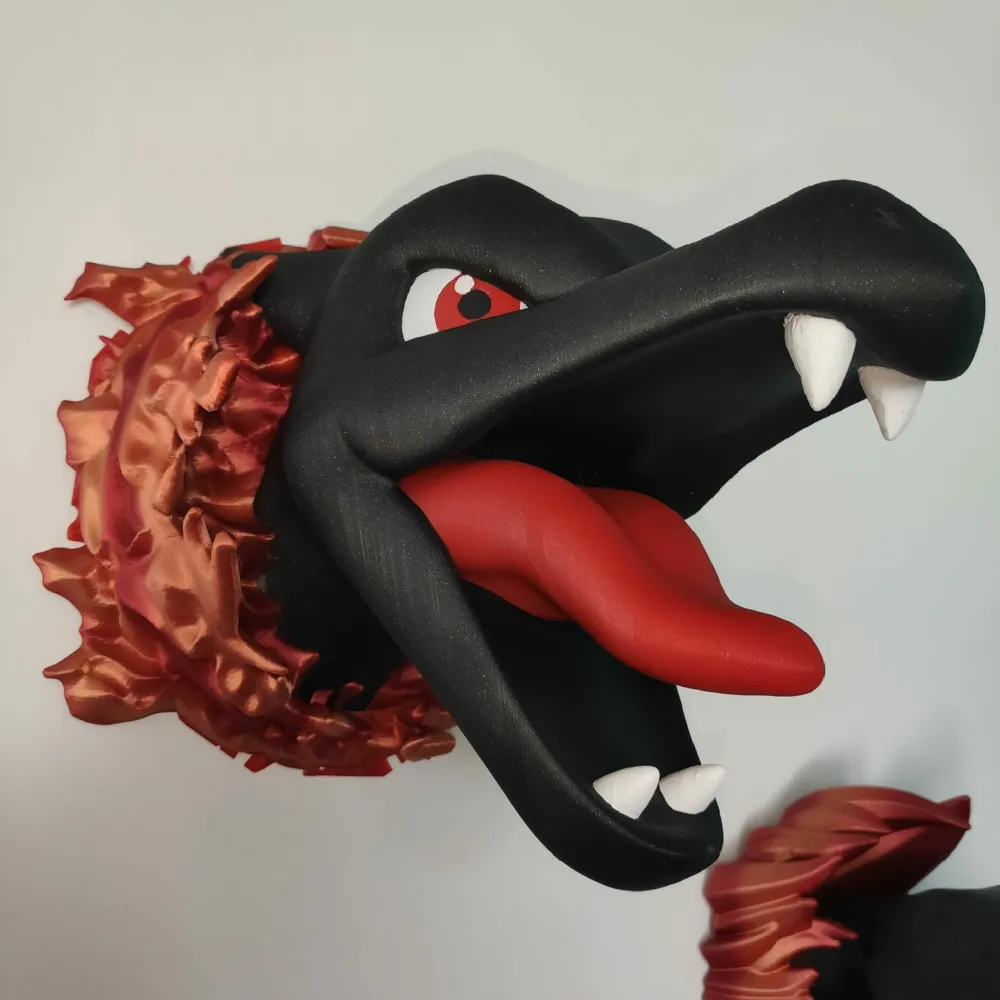 Charizard's head emerging from the flames by Mik3Dprint MakerWorld ...