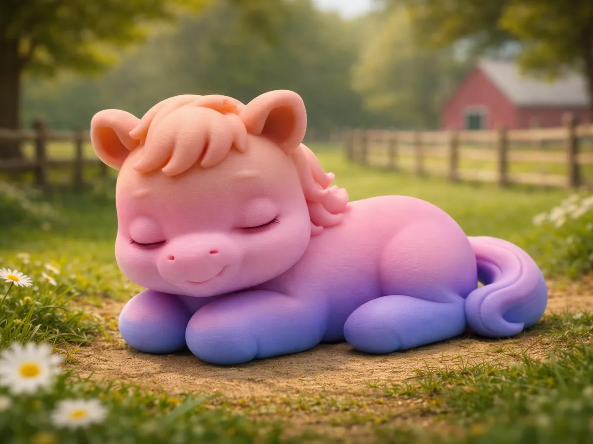 Cute horse - Free 3D Print Model - MakerWorld