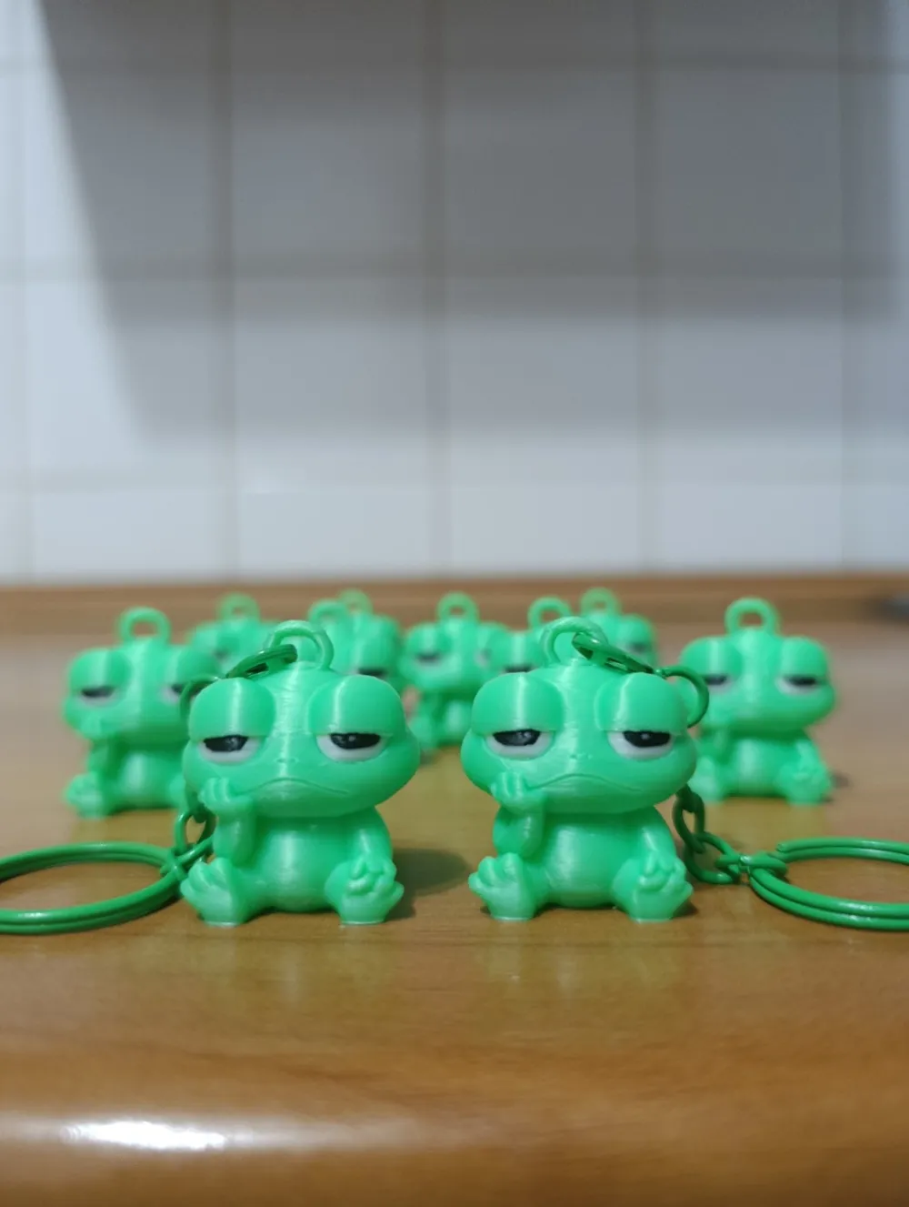 Mini Grumpy Frog – Keychain & Mini 3D Figure - Free 3D Print Model ...