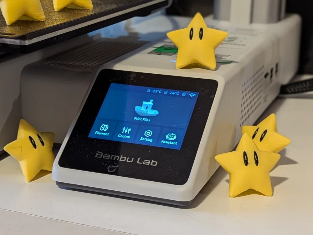 Mario Super Star minis - Free 3D Print Model - MakerWorld