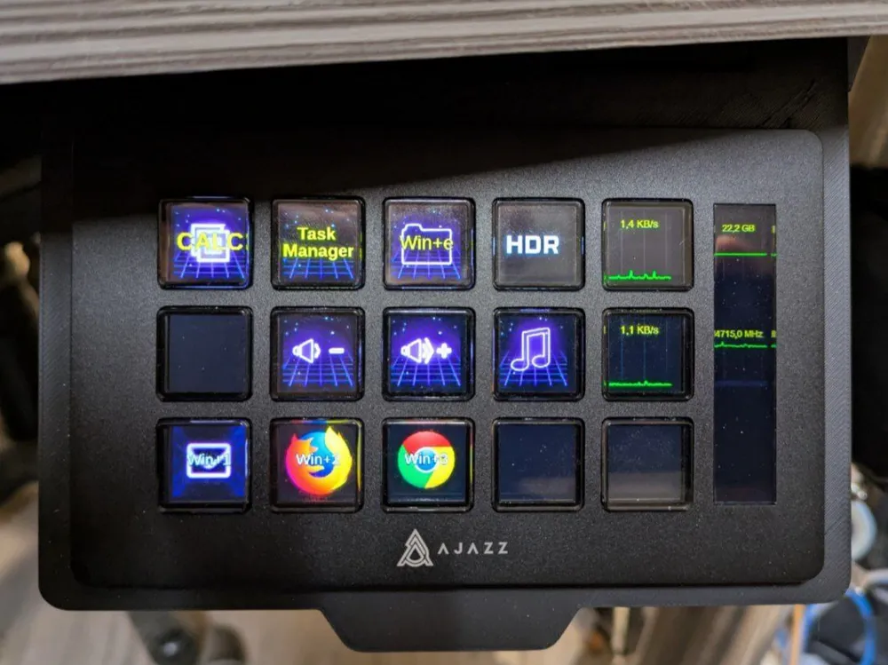 Sliding Under Desk for Mirabox Ajazz Stream Deck - MakerWorld 3D Model ...