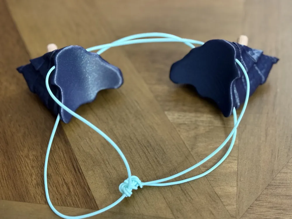 Tiefling Costume Horns by MeasureOnce MakerWorld: Download Free 3D Models