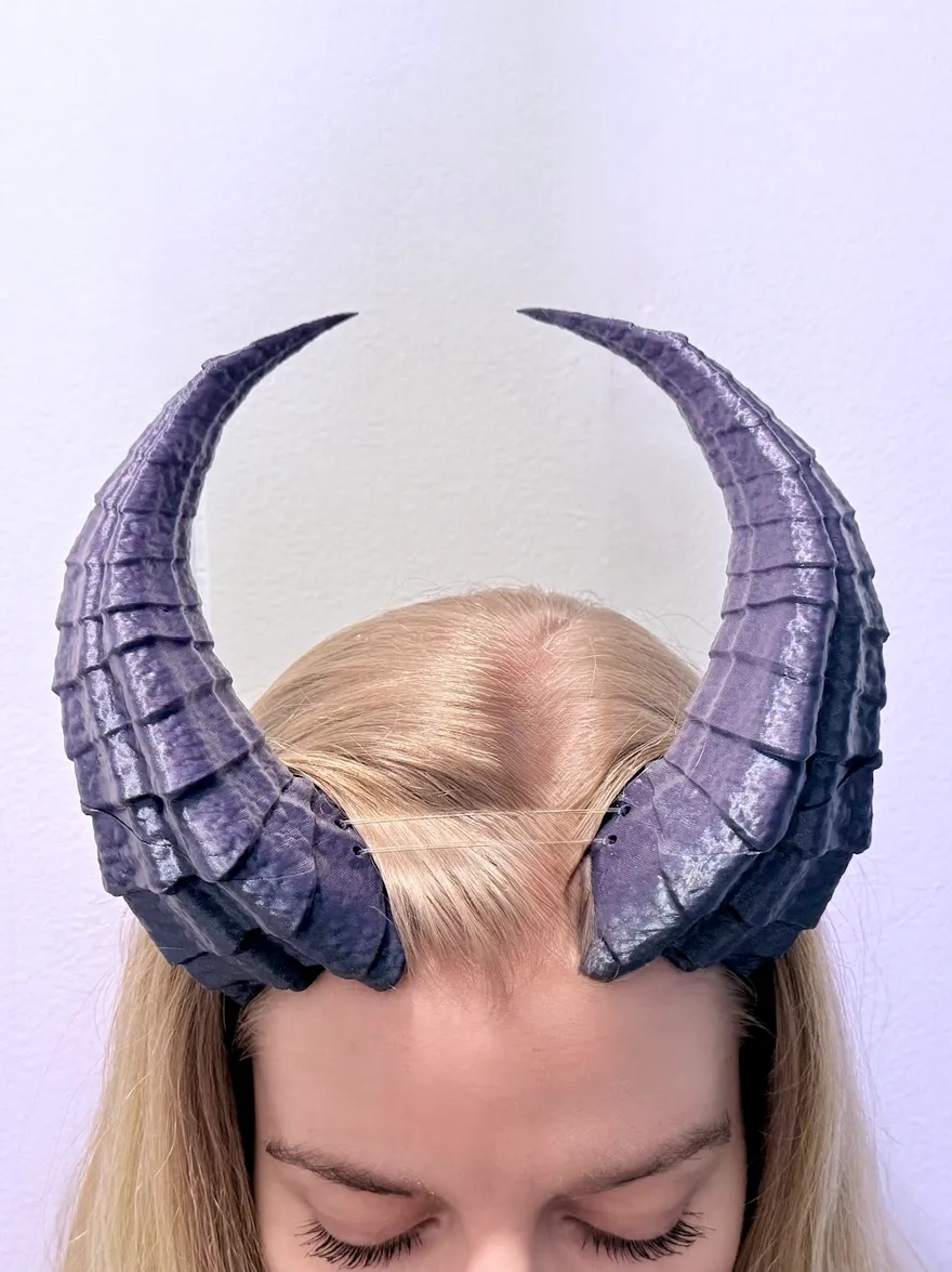 Tiefling Costume Horns - Free 3D Print Model - MakerWorld