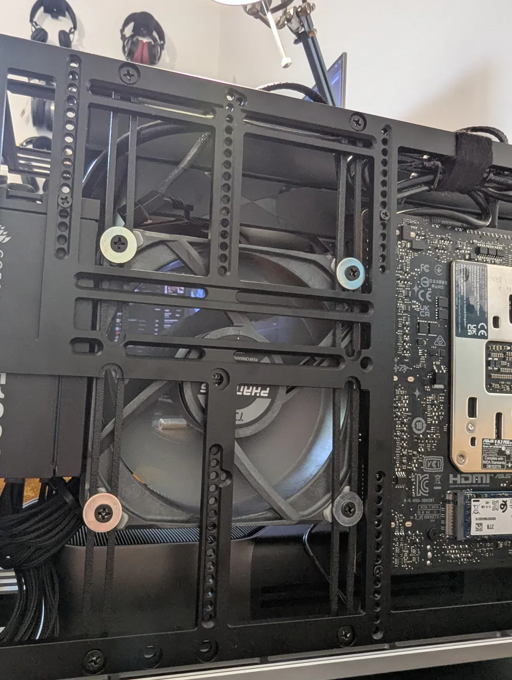 Ncase M2 Fan Rail for motherboard tray - Free 3D Print Model - MakerWorld