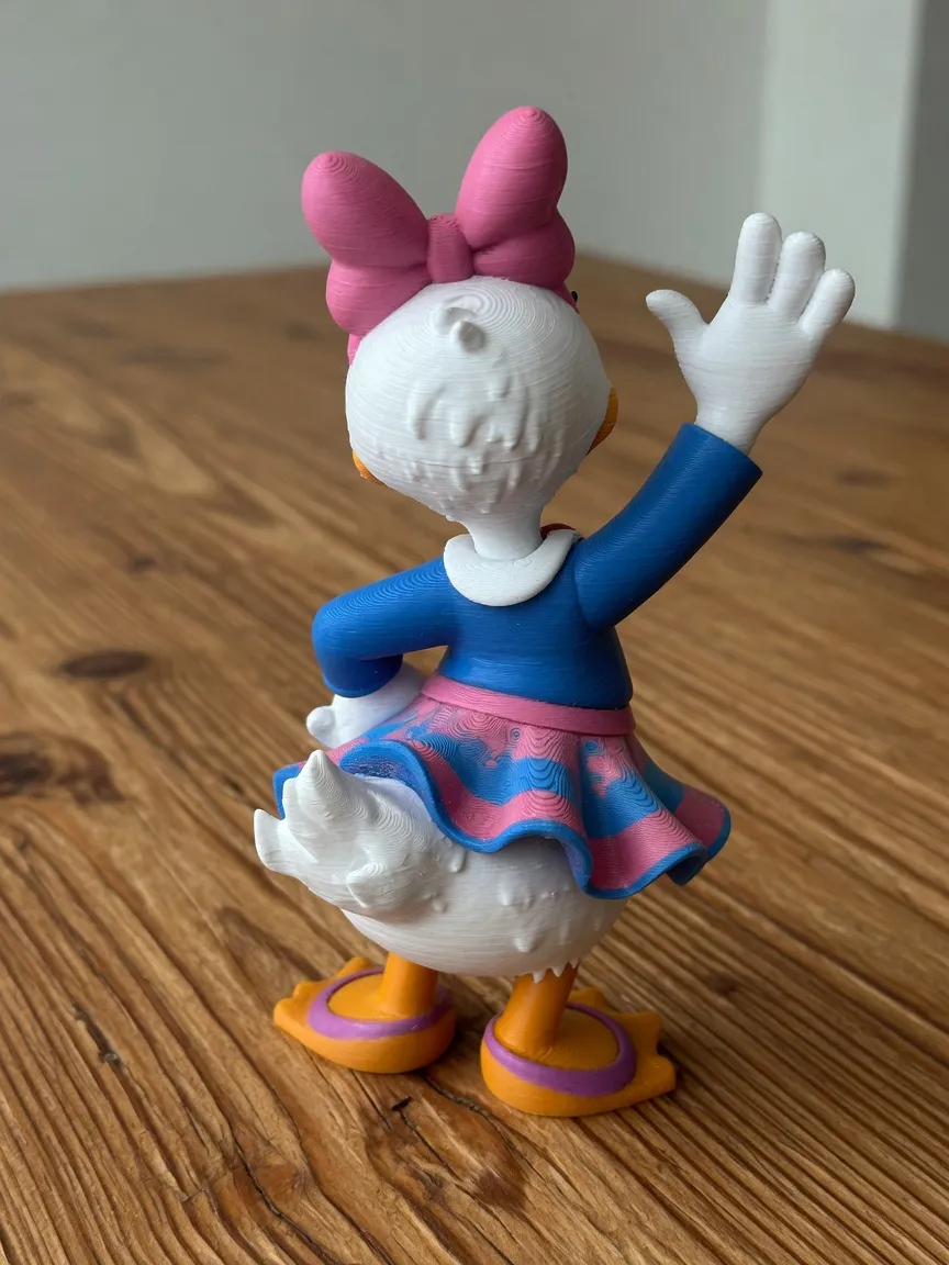 Daisy Duck Raised Hand Figure | Disney - Free 3D Print Model - MakerWorld