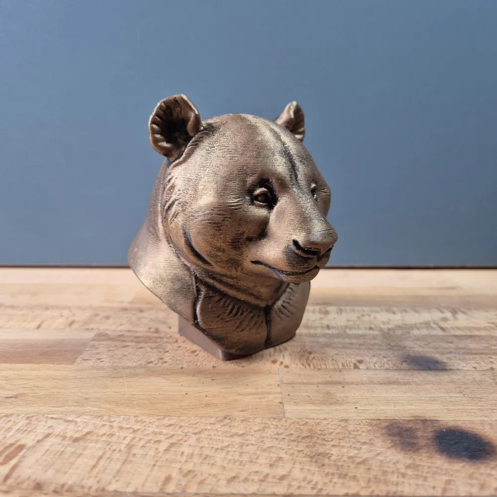 Panda Bust model by Mr.Jay MakerWorld: Download Free 3D Models