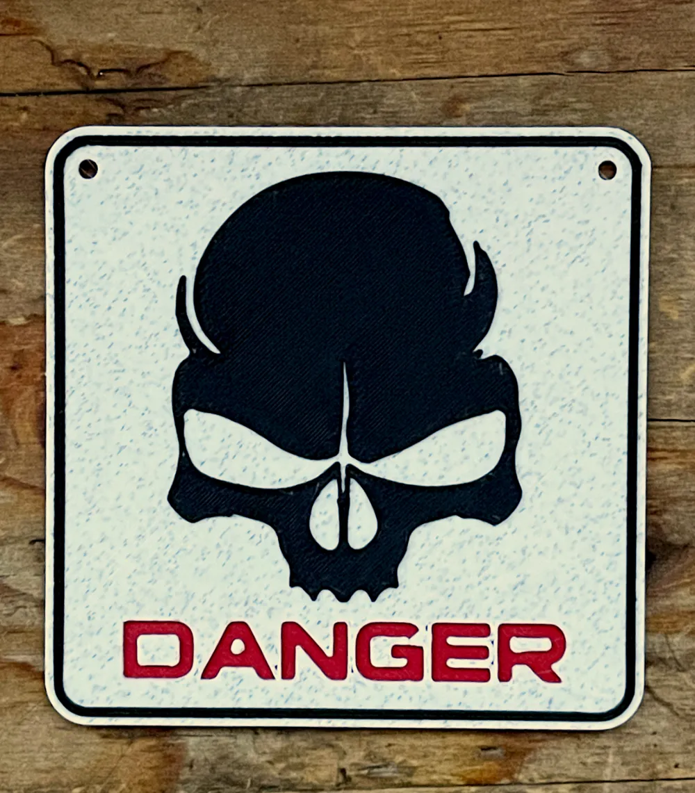 Danger sign by FlorinV - MakerWorld