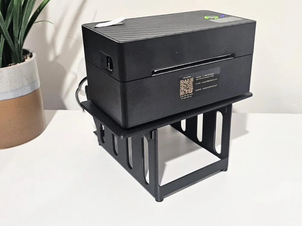 Label Printer Stand for Rolls and Bifold Labels by NPD - MakerWorld