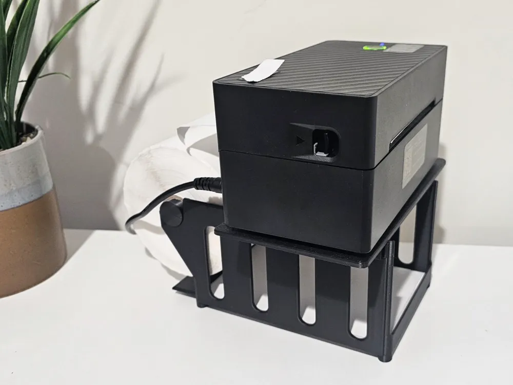Label Printer Stand for Rolls and Bifold Labels by NPD - MakerWorld