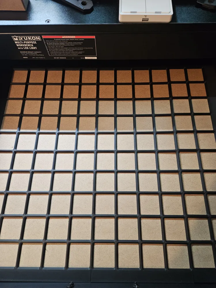 Yukon 48" Metal Workbench - Gridfinity Baseplate by charlielx ...