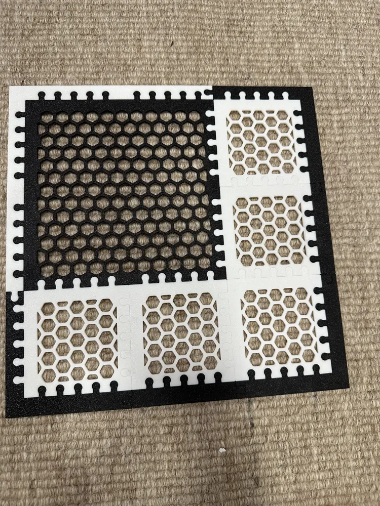 Infinity Interlocking Tile System v2 3x3 6x6" - Free 3D Print Model ...