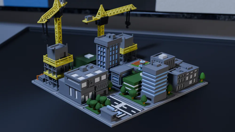 Mini Residential Tower Diorama - Modular Tile by CatTheRat MakerWorld ...
