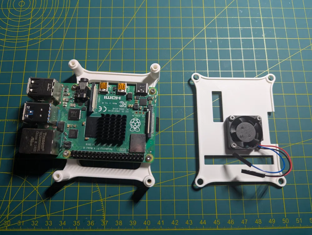 Raspberry Pi 4 stackable mount by Binary Boi MakerWorld: Download Free ...