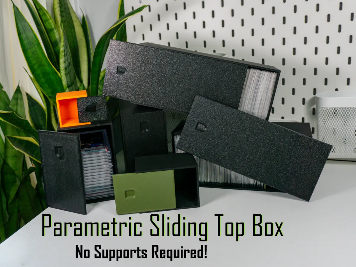 Parametric Sliding Top Box - Free 3D Print Model - MakerWorld