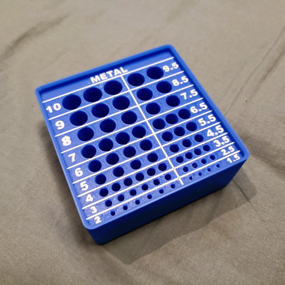 Drills compact organizer 2x2 gridfinity box - Free 3D Print Model ...