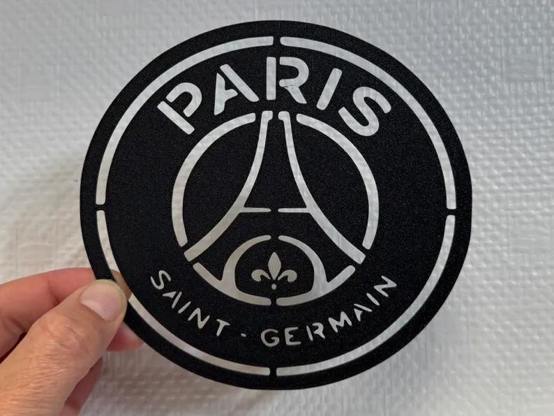 Decor PSG logo - Free 3D Print Model - MakerWorld