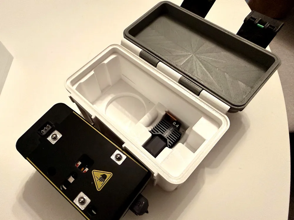 Snapmaker U1 Spare Toolhead & Nozzle Storage Case - Free 3D Print Model ...