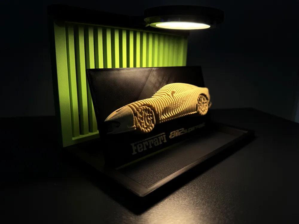 Ferrari 812 Superfast Vertically Layered Car Art! Remixed by ShapeShift ...