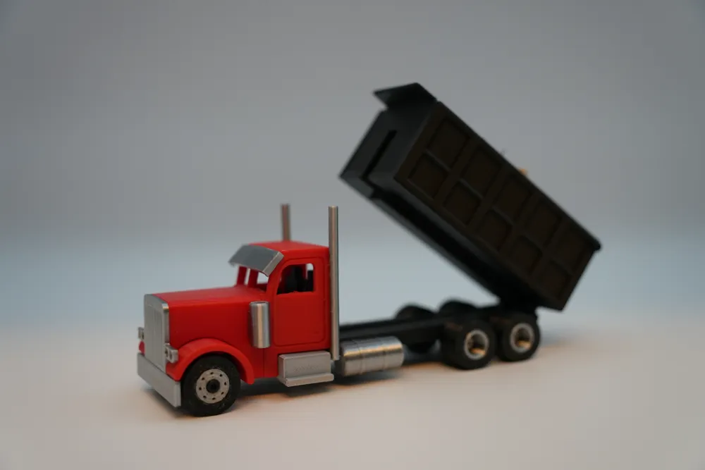 Peterbilt 379 1/64 Scale Dump Truck (No AMS) - Free 3D Print Model ...