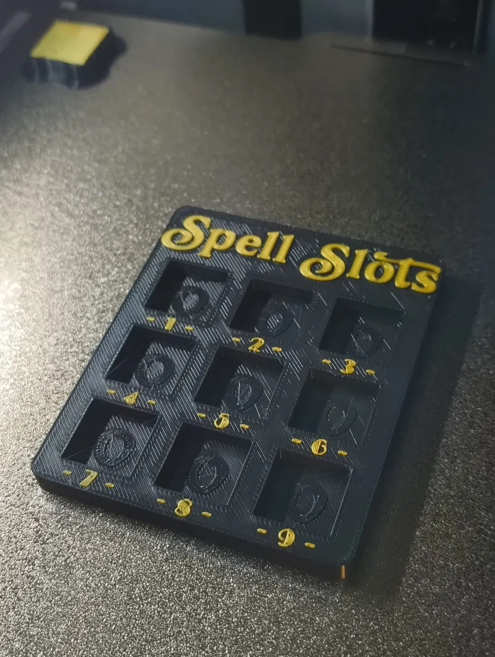 Simple Spell slots tracker DnD for D6's - Free 3D Print Model - MakerWorld