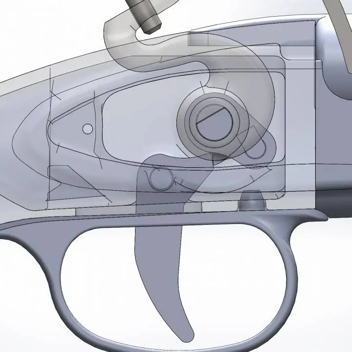 Flintlock Pistol Prop With Functioning Action Free 3d Print Model