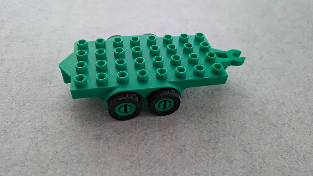 Duplo Car Trailer by fr3D MakerWorld: Download Free 3D Models
