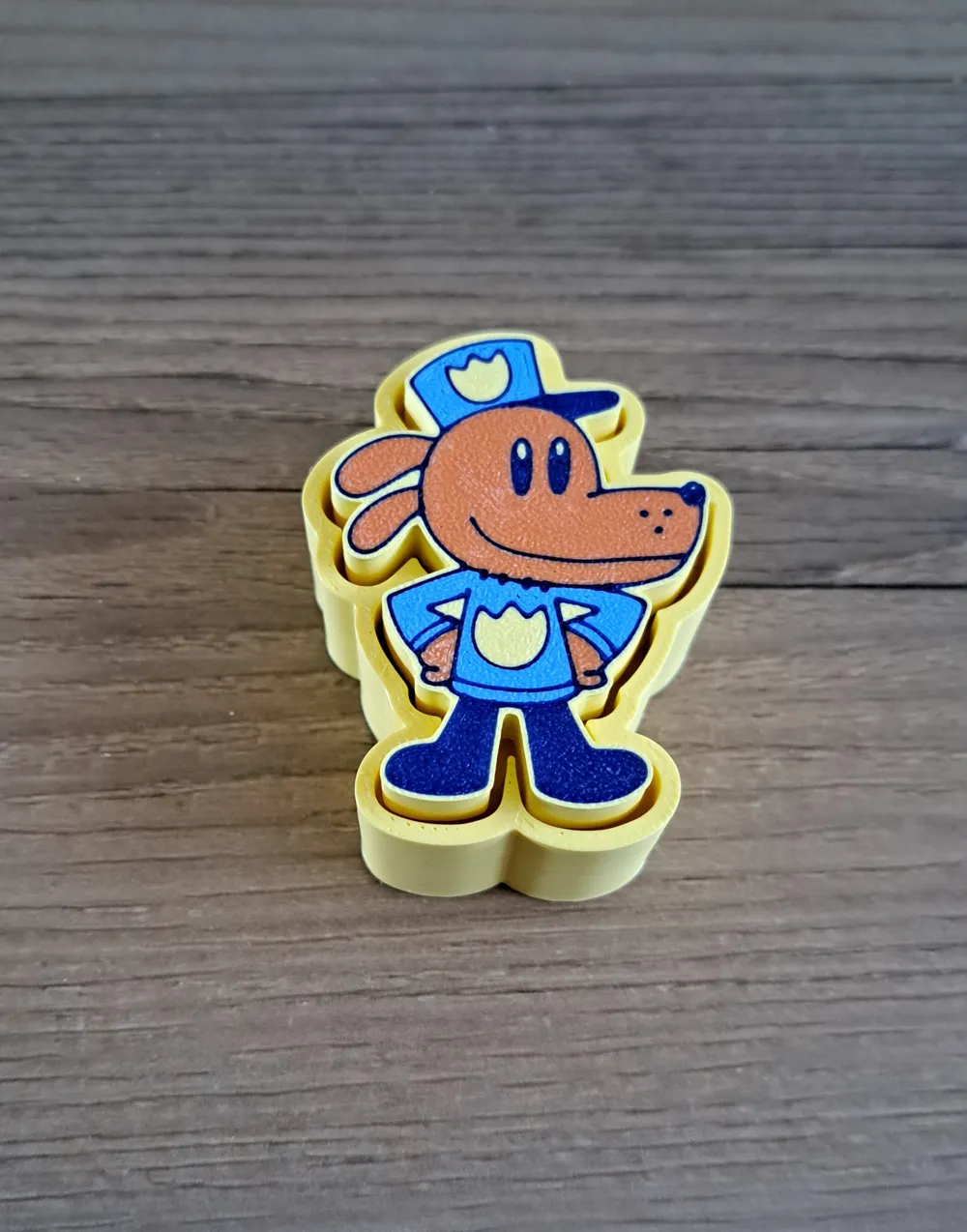 Cool Dog Man fidget clicker toy clicky by creachick3d MakerWorld ...