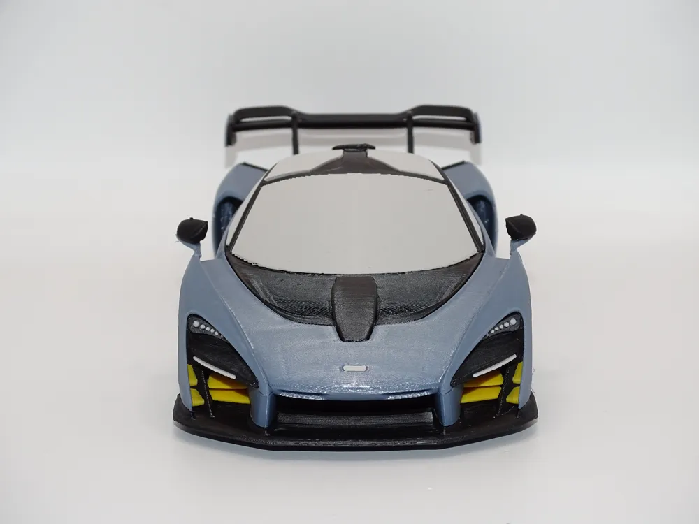 McLaren Senna w/ Steering Wheel 1:19 Scale - Free 3D Print Model ...