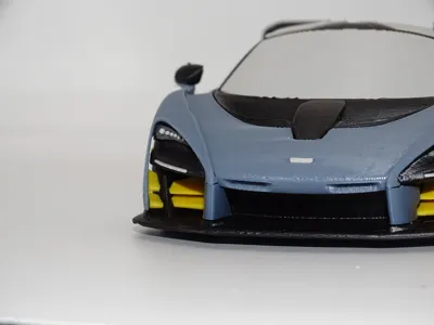 McLaren Senna w/ Steering Wheel 1:19 Scale - Free 3D Print Model ...